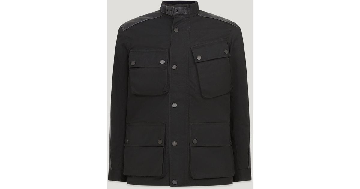 Belstaff Trackmaster Motorcycle Jacket in Black for Men | Lyst UK