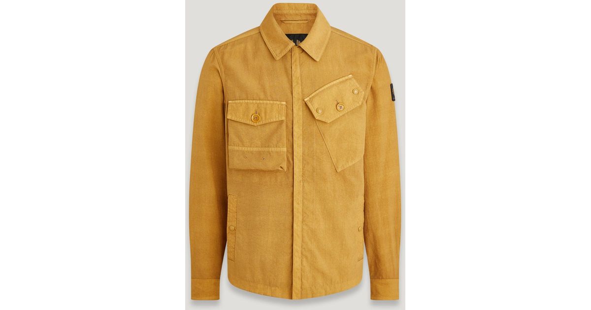 Belstaff Rig Jacket in Yellow for Men | Lyst