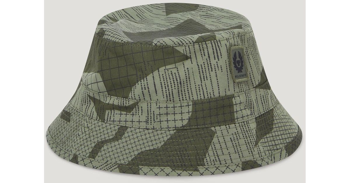 Belstaff Military Bucket Hat in Green for Men | Lyst UK