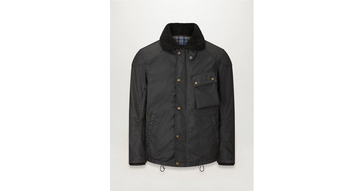 Belstaff Convoy Motorcycle Jacket in Black for Men | Lyst UK