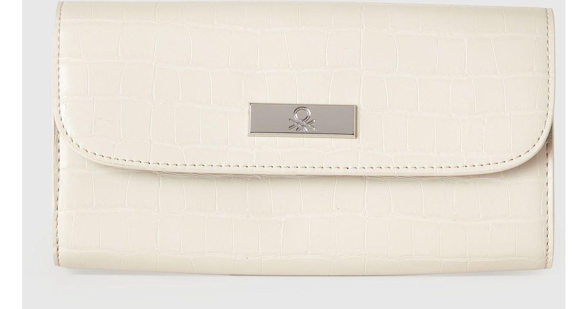 Benetton Benetton, Wallet With Coconut Print in Black | Lyst UK