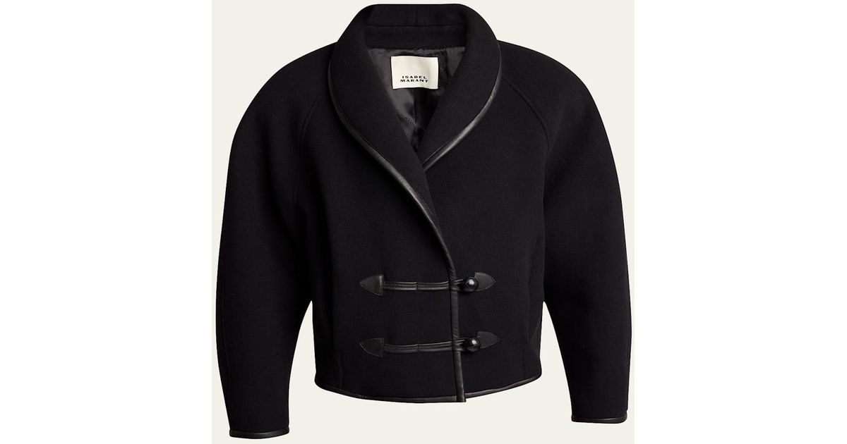 Isabel Marant Idelisa Chic Wool Coat in Blue | Lyst
