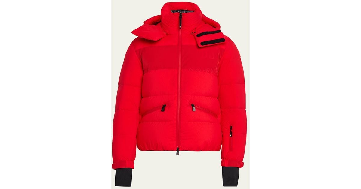 Moncler Toss Down Ski Jacket in Red for Men | Lyst