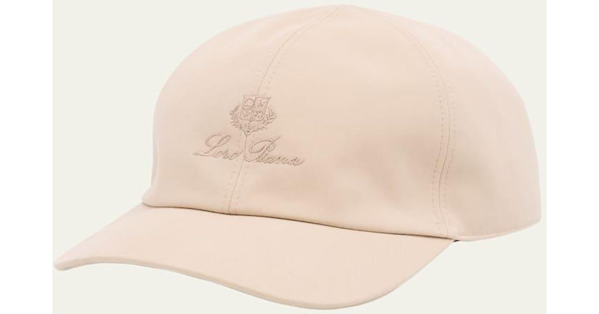 Loro Piana Six-Panel Tonal Logo Baseball Cap in Blue for Men | Lyst