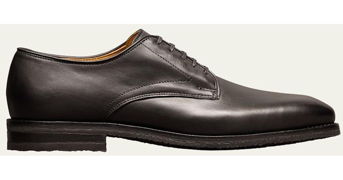 Allen Edmonds Reserve Maverick Leather Derby Shoes in White for Men | Lyst