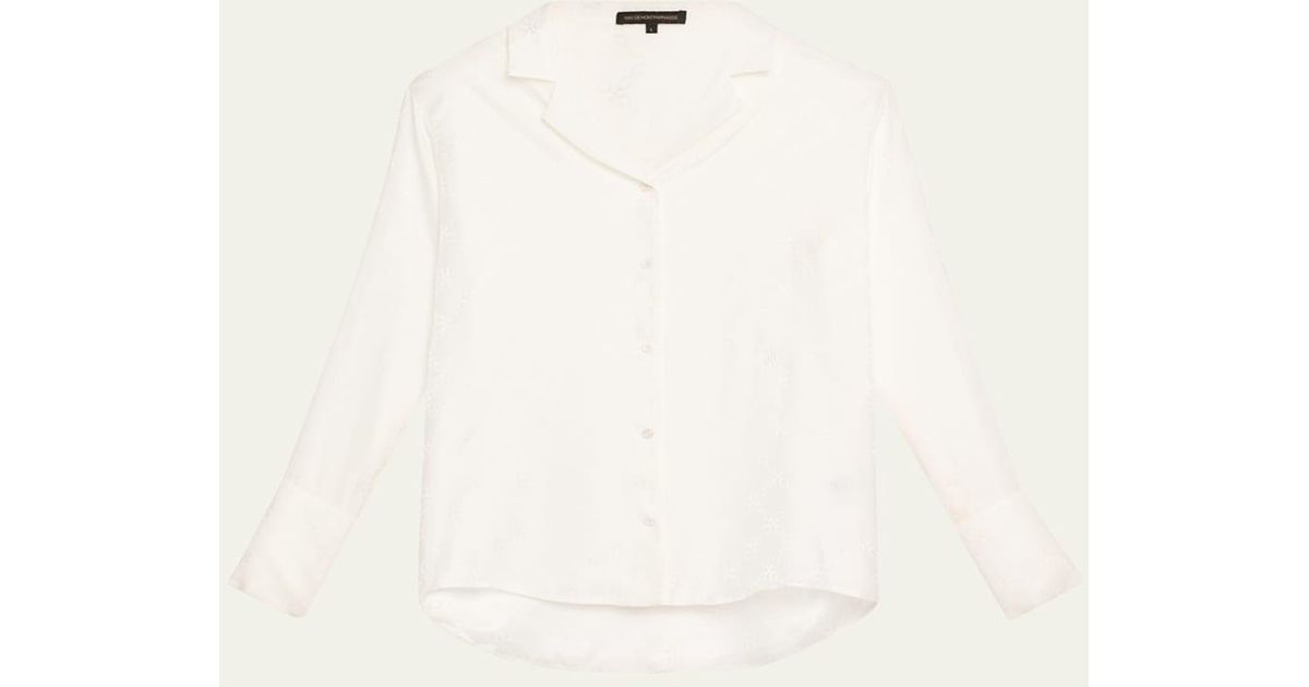 LIVY Kimbaku Embroidered Low-Rise G-String in Natural | Lyst