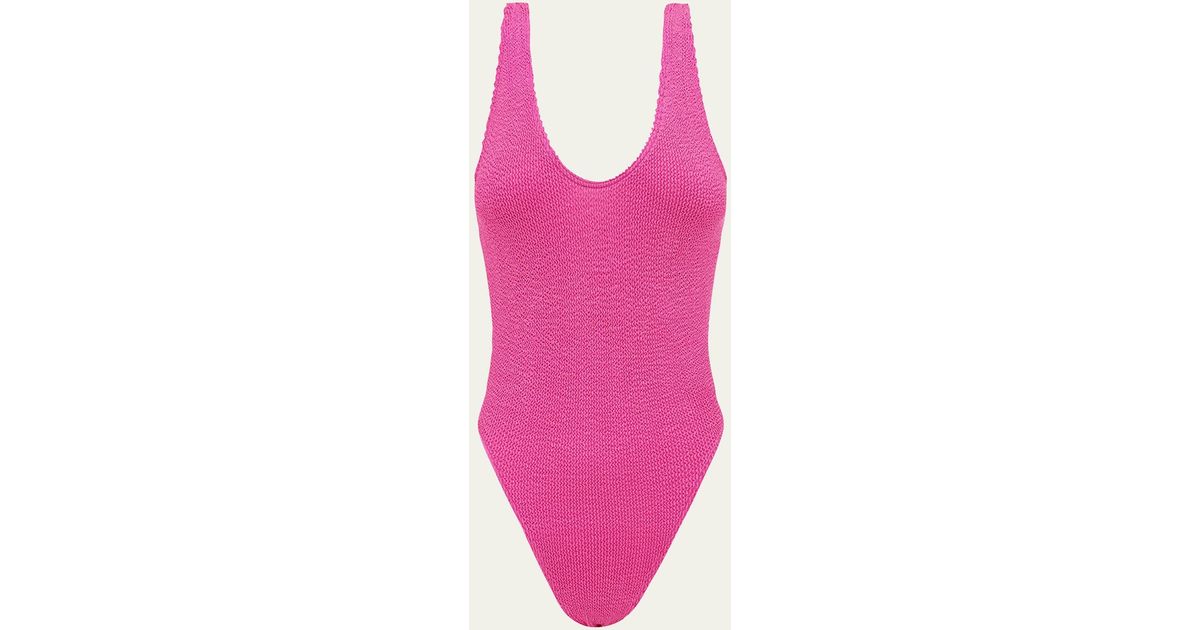 Bond Eye Swim Mara One Piece Swimsuit In Pink Lyst