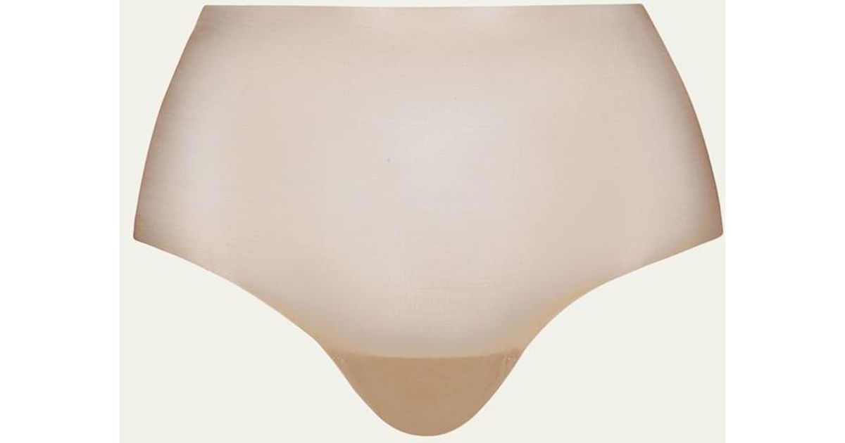 Commando Featherlight Control High-Rise Smoothing Thong in Natural | Lyst