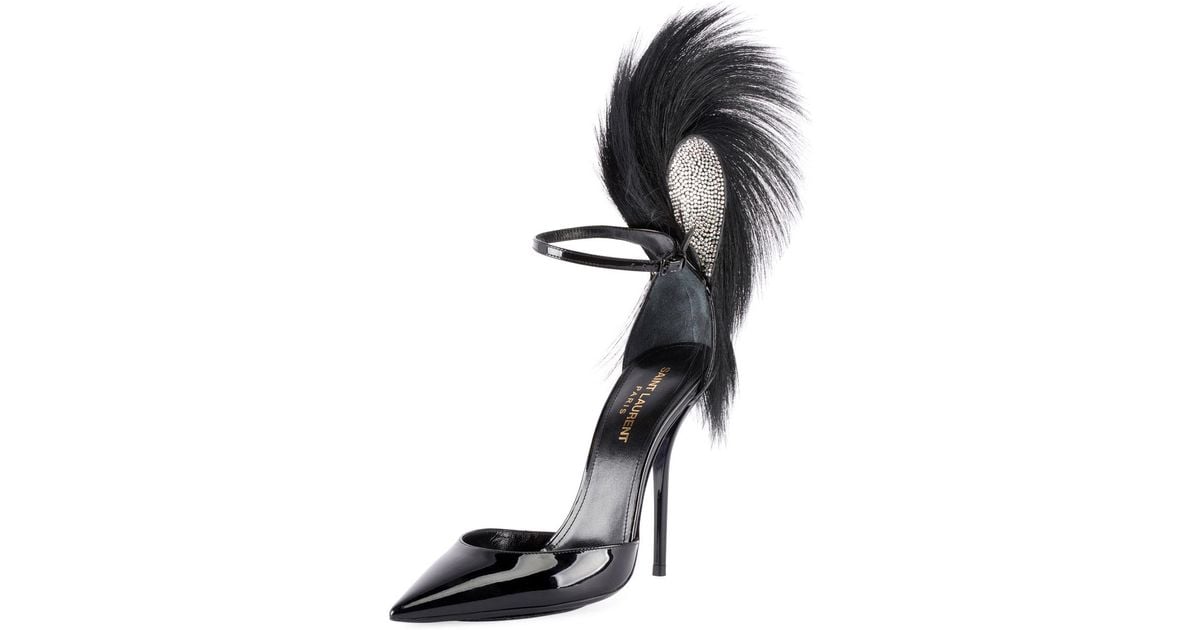 Saint Laurent Jamie 110 Pumps in Black | Lyst