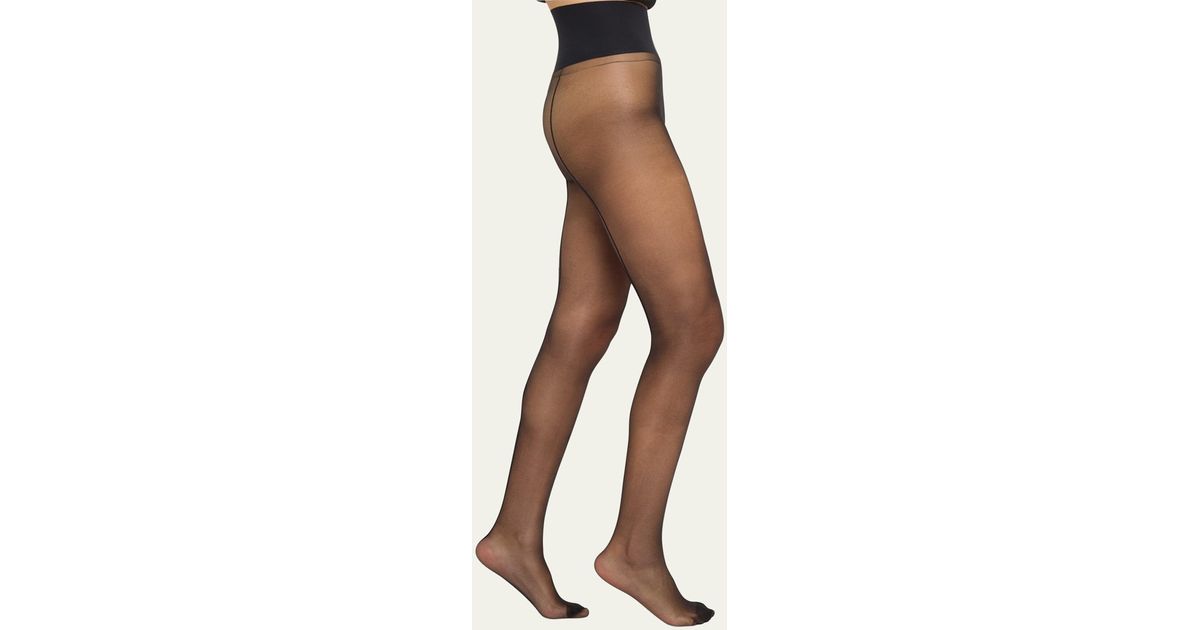 Commando The Essential Sheer Back Seam Tights in Natural | Lyst