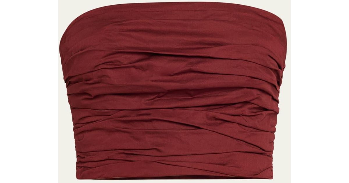 A.L.C. Gisele Gathered Tube Top | Lyst