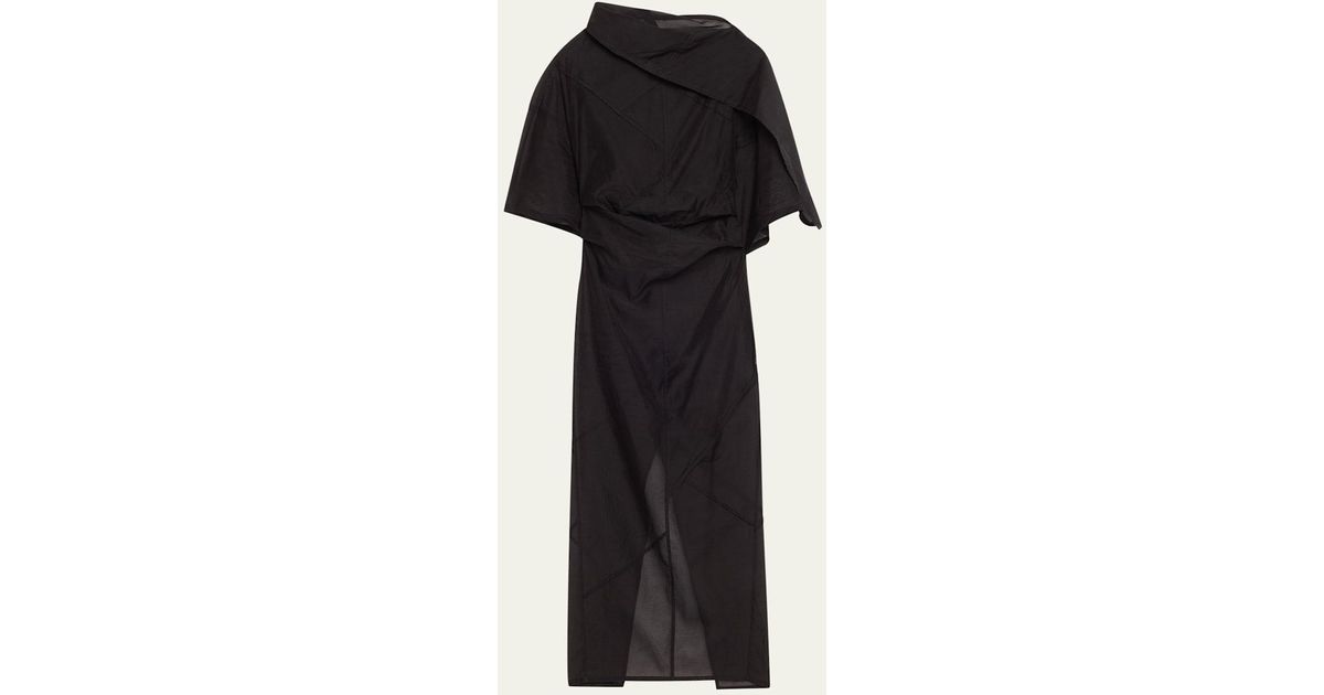 Co. Parachute Cut Maxi Dress in Black | Lyst