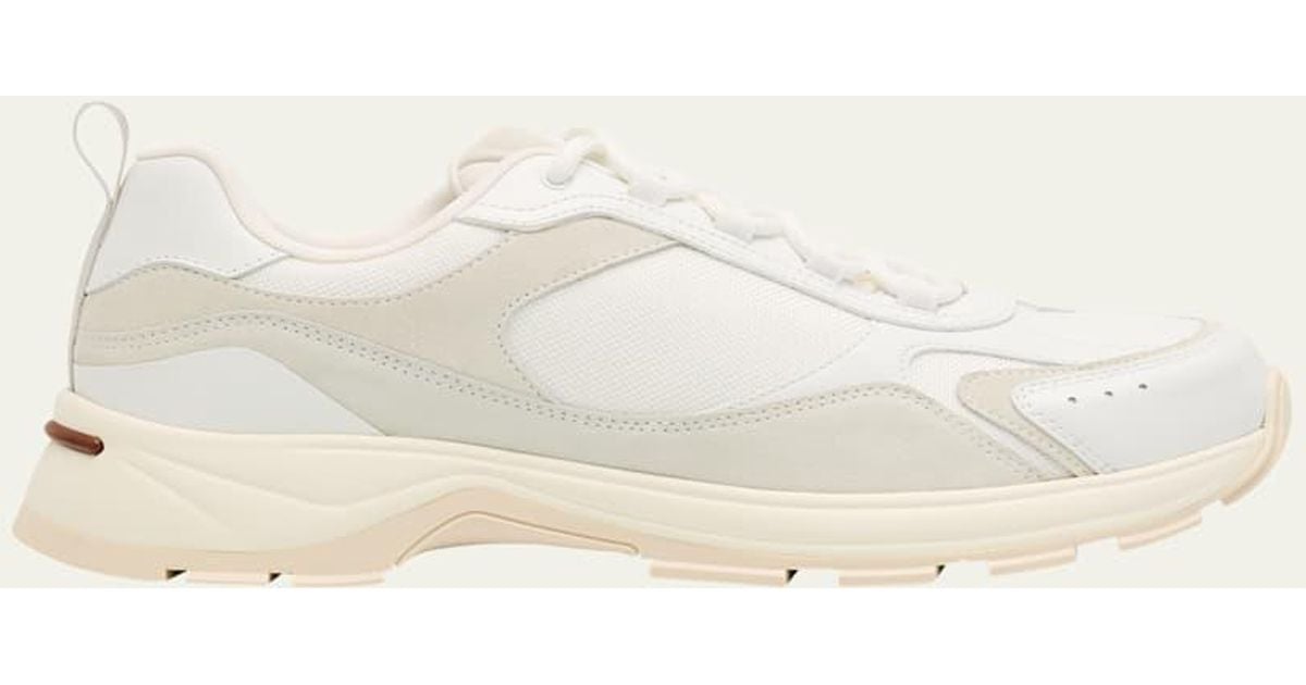 Loro Piana Cairn Walk Mesh Runner Sneakers in Natural for Men | Lyst