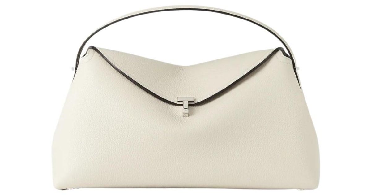 TOTEME T-Lock Top Handle in Natural | Lyst