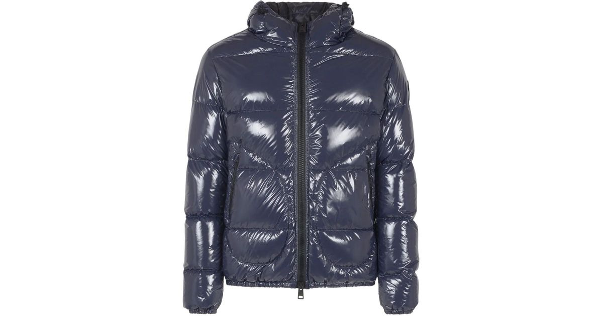 Herno "Bomber Gloss" Jacket in Blue for Men | Lyst UK