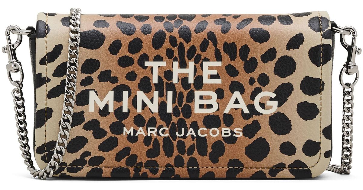 Marc Jacobs The Cheetah Mini Cross Body Bag in Black | Lyst