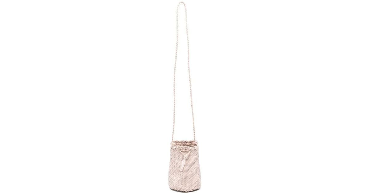 Dragon Diffusion "Pompom Double Jump" Bag in White | Lyst UK
