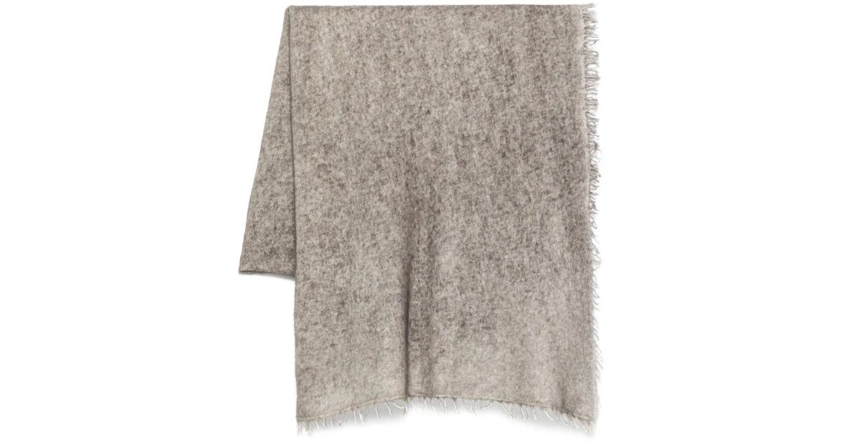 Avant Toi Bicolor Cashmere Scarf 185X90Cm in Grey for Men | Lyst UK