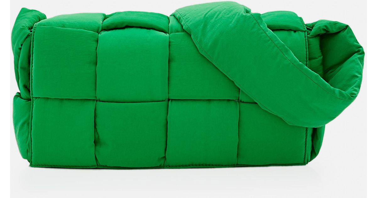 Bottega Veneta Synthetic Nylon Padded Tech Cassette Bag In Green Lyst
