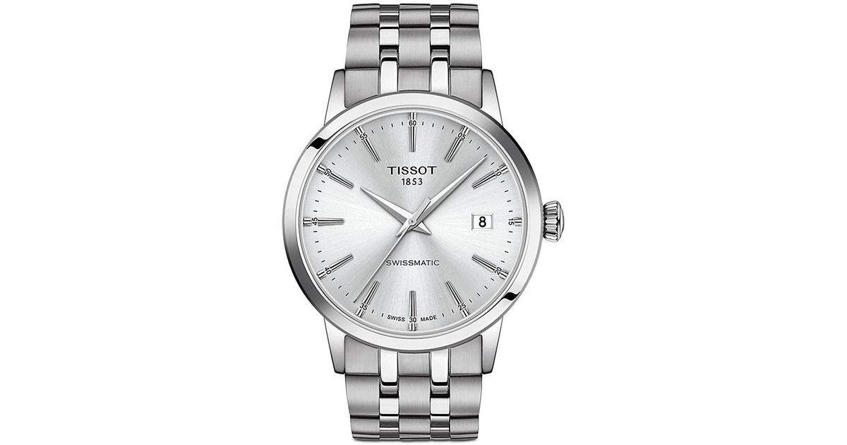 Tissot Classic Dream Automatic Watch, 42Mm in Gray for Men | Lyst