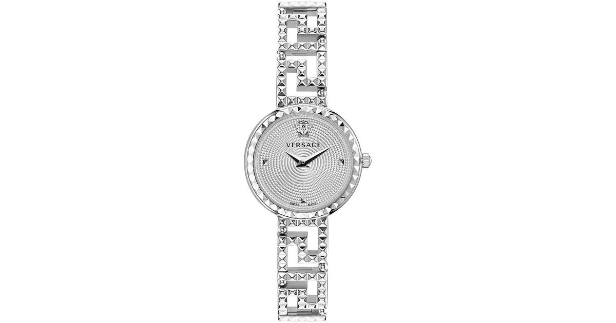 Versace Greca Goddess Watch, 28Mm in White | Lyst UK