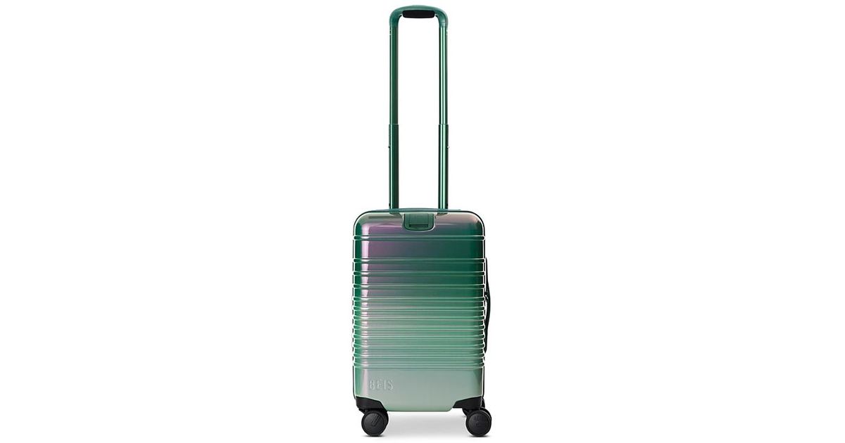 BEIS X Wicked The Small Carry On Roller Suitcase in Green | Lyst