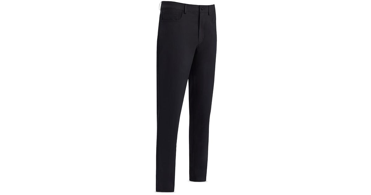 G/FORE Tour Technical Stretch Slim Fit Pants in Black for Men | Lyst UK