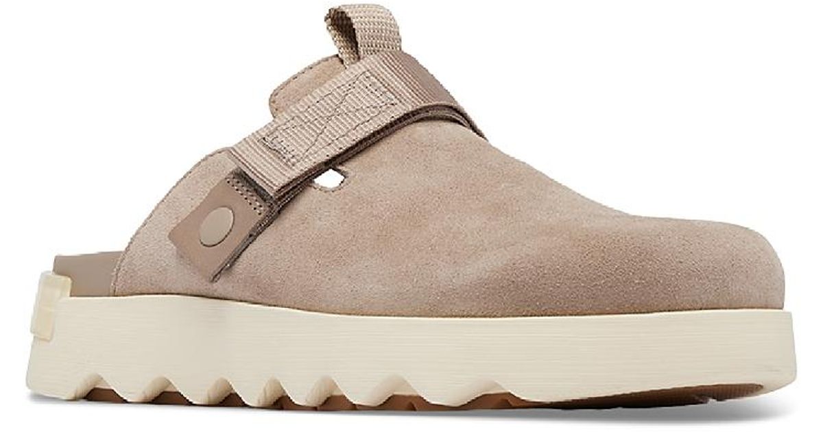 Sorel Viibe Clogs in Natural | Lyst UK