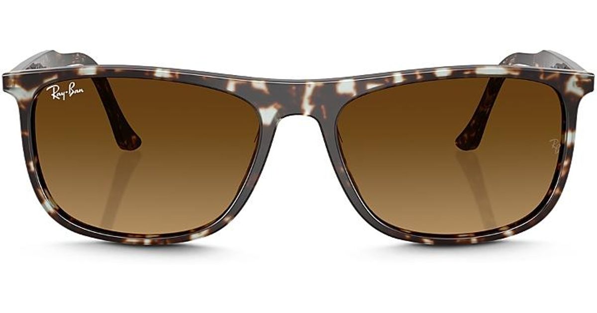 Ray-Ban Rectangle Sunglasses, 58Mm in Natural | Lyst