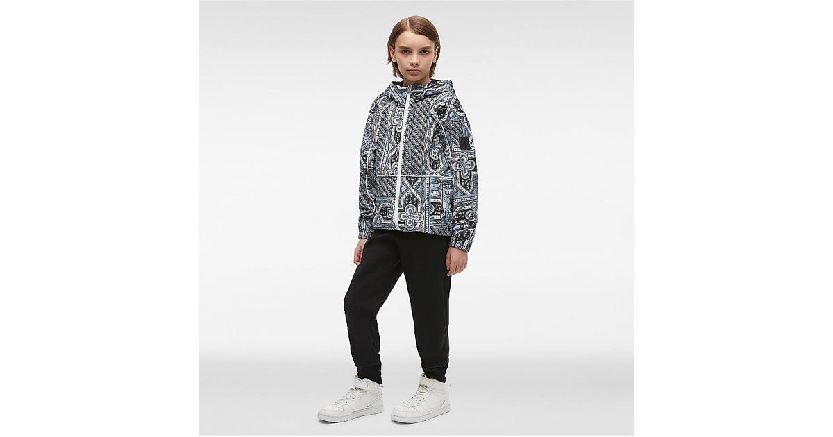 Moose Knuckles Highfield Printed Jacket in White | Lyst