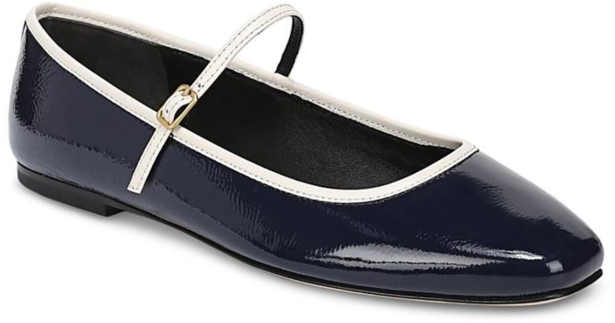 Veronica Beard Ellie Mary Jane Flats in Blue | Lyst