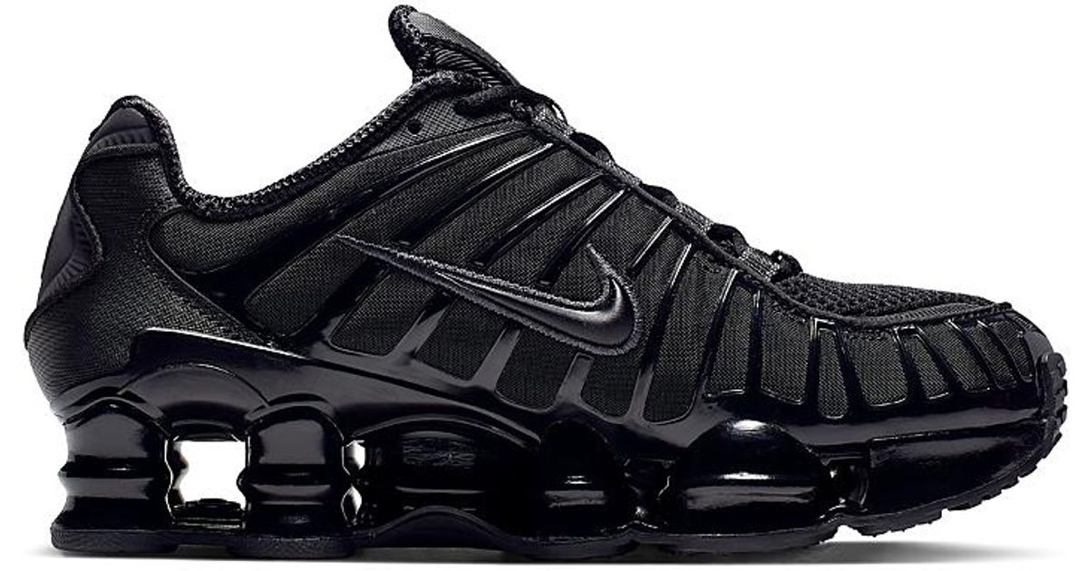 Nike Shox Tl Running Sneakers in Black | Lyst