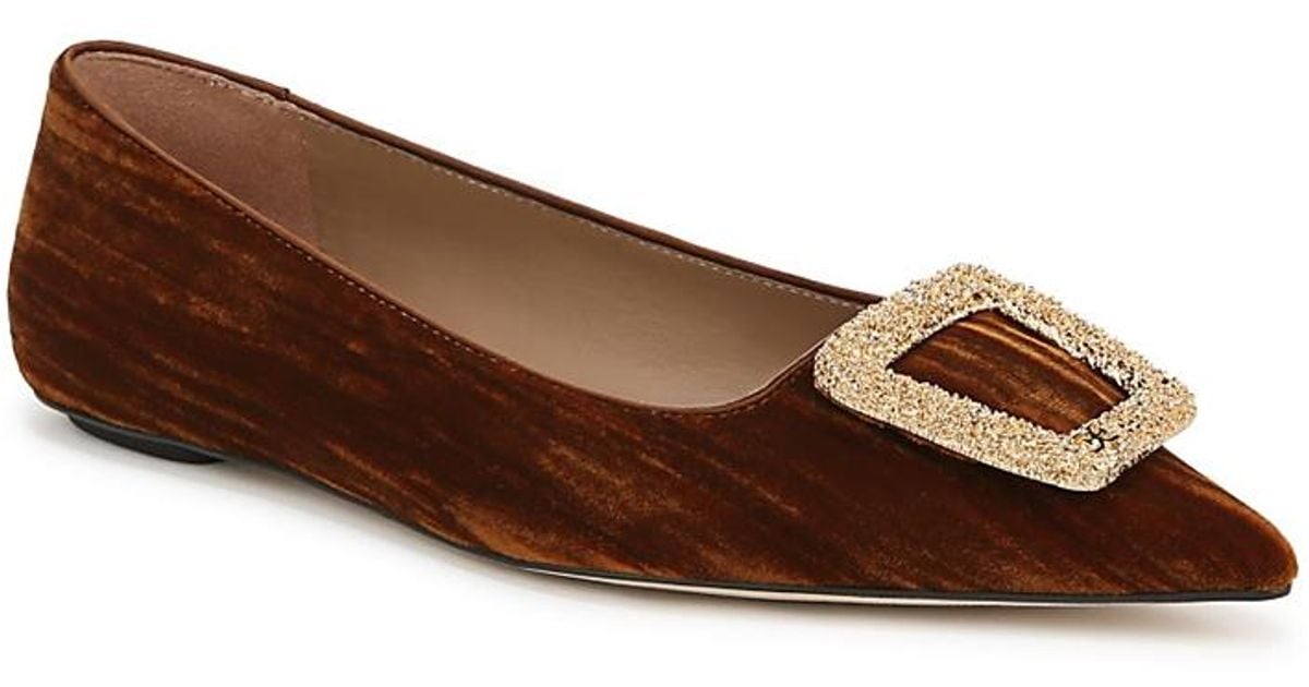 Sam Edelman Nico Flats in Brown | Lyst