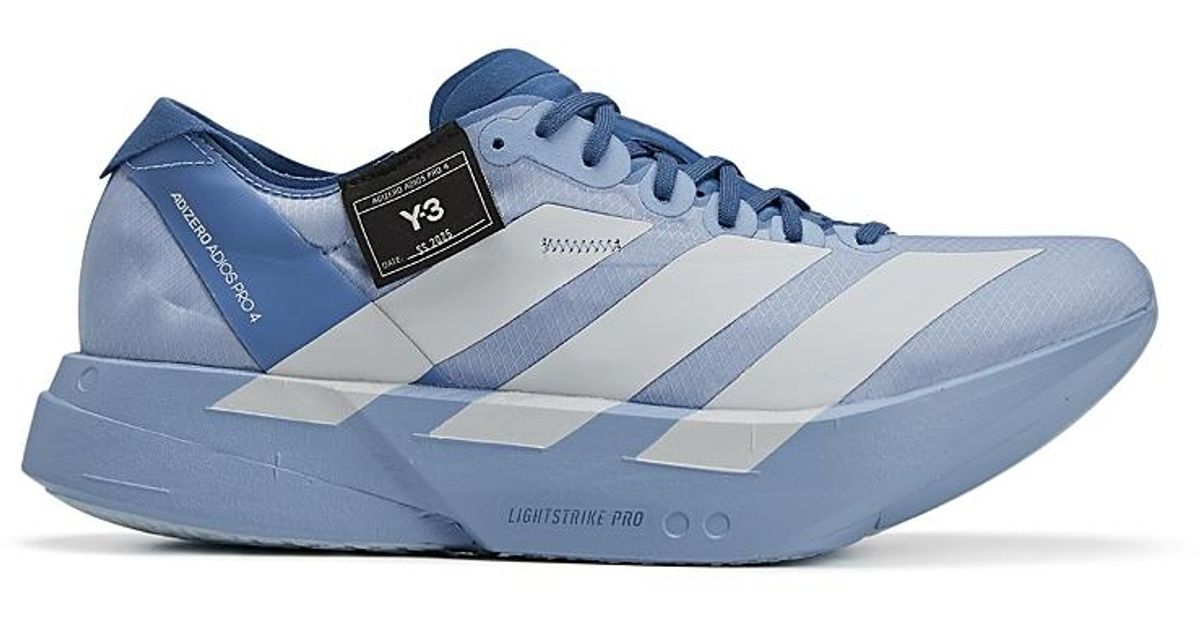 Y-3 Adios Pro 4 M Sneakers in Blue for Men | Lyst