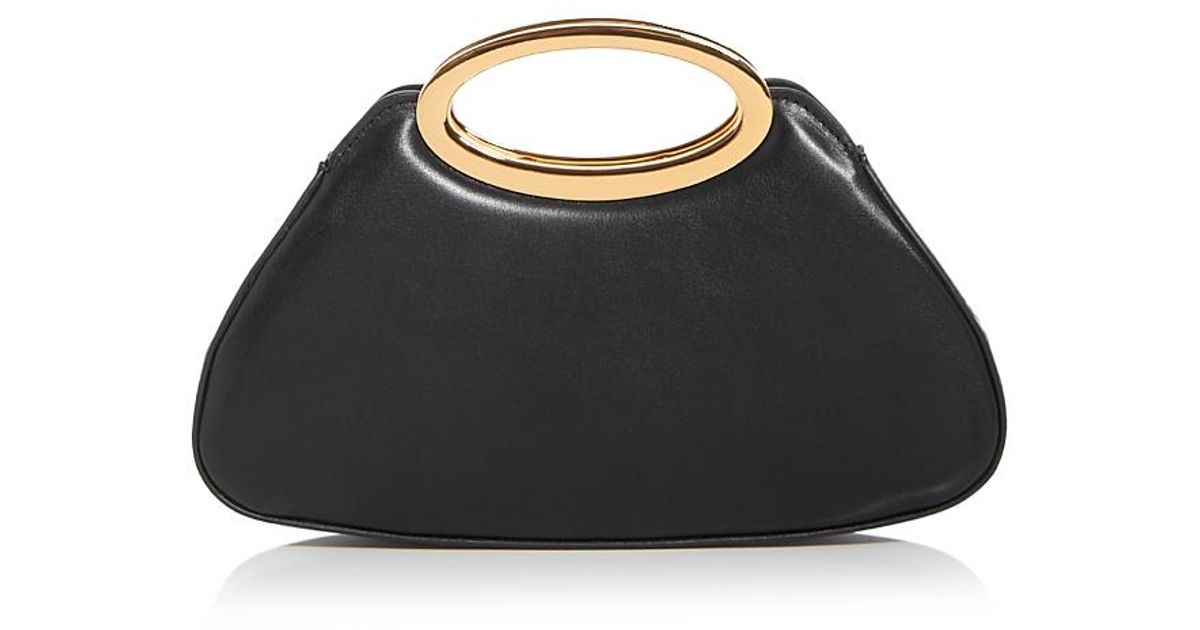 Jonathan Simkhai Mod Leather Top Handle Bag in Black | Lyst