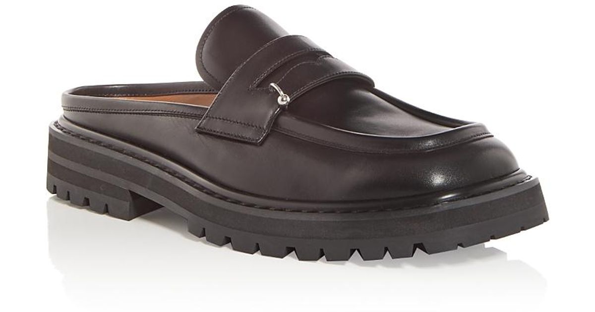 Marni Sabot Penny Loafer Mules in Brown for Men | Lyst