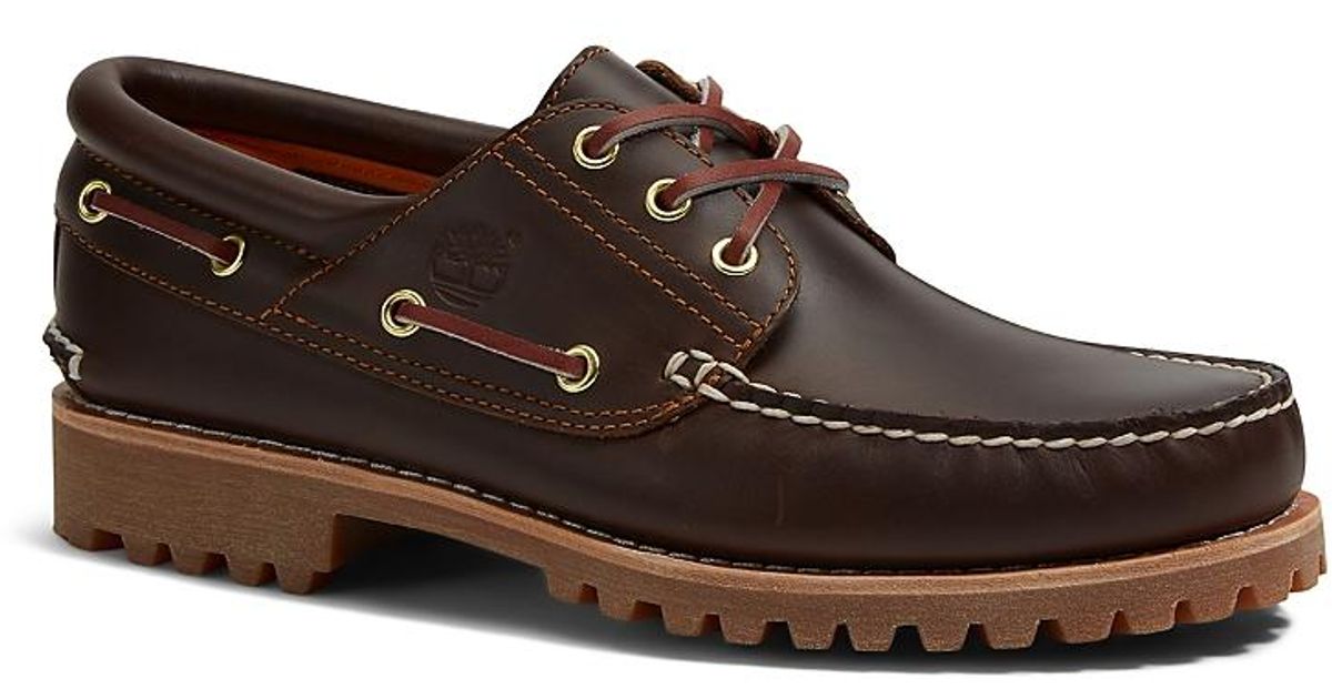 Timberland 3 Eye Lug Handsewn Shoes in Brown for Men | Lyst