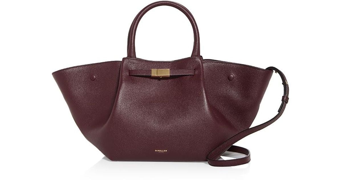 DeMellier London London Midi New York Leather Tote in Purple | Lyst