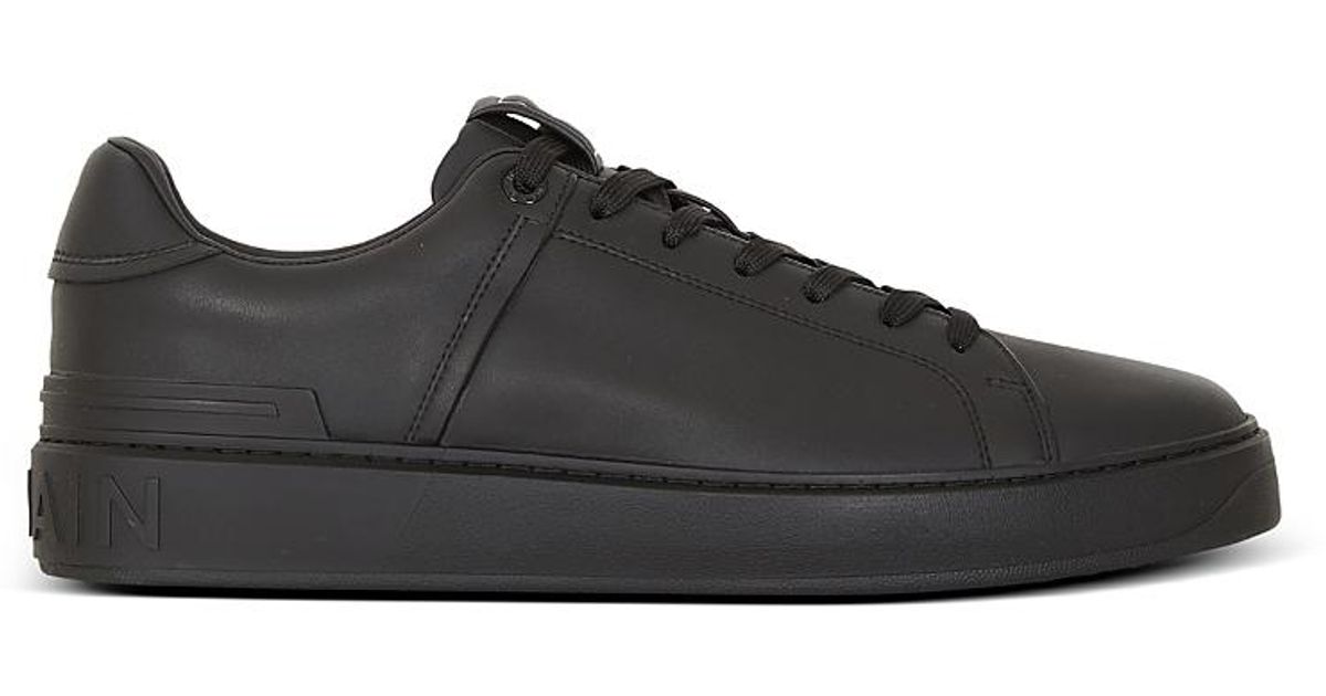 Balmain B-Court Sneakers in Black for Men | Lyst UK