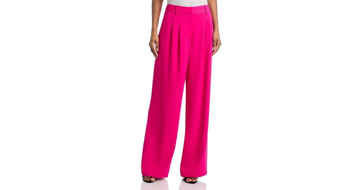 French Connection Harry Suiting Trousers in Pink | Lyst