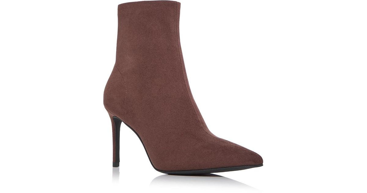 Jeffrey Campbell Nixie Pointed Toe Booties in Brown | Lyst