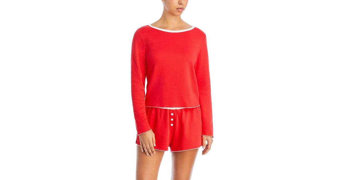 Cozyland Ellie Tate Holiday Pajama Set in Red | Lyst