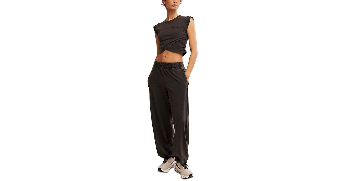 Free People Hot Shot Crossover Set in Black | Lyst