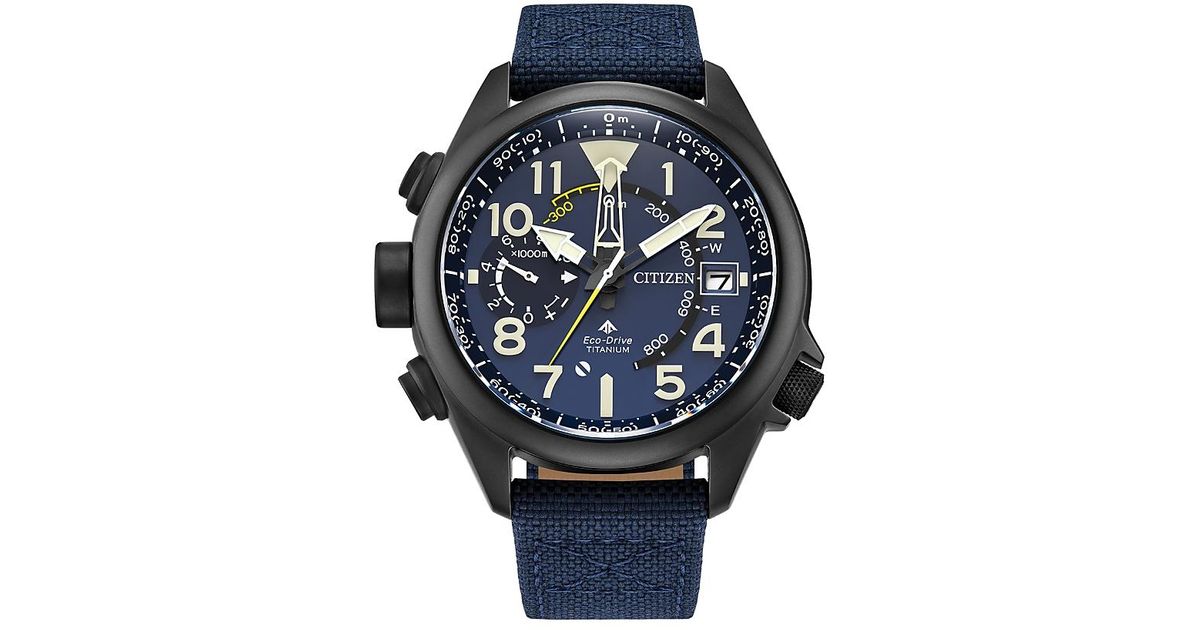 Citizen Eco-Drive Promaster Land Watch, 47Mm in Blue for Men | Lyst