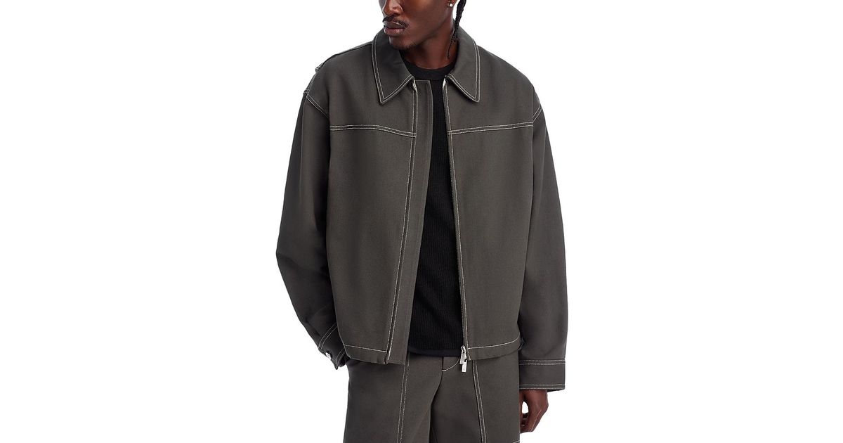 Helmut Lang Relaxed Fit Carpenter Jacket in Black for Men | Lyst