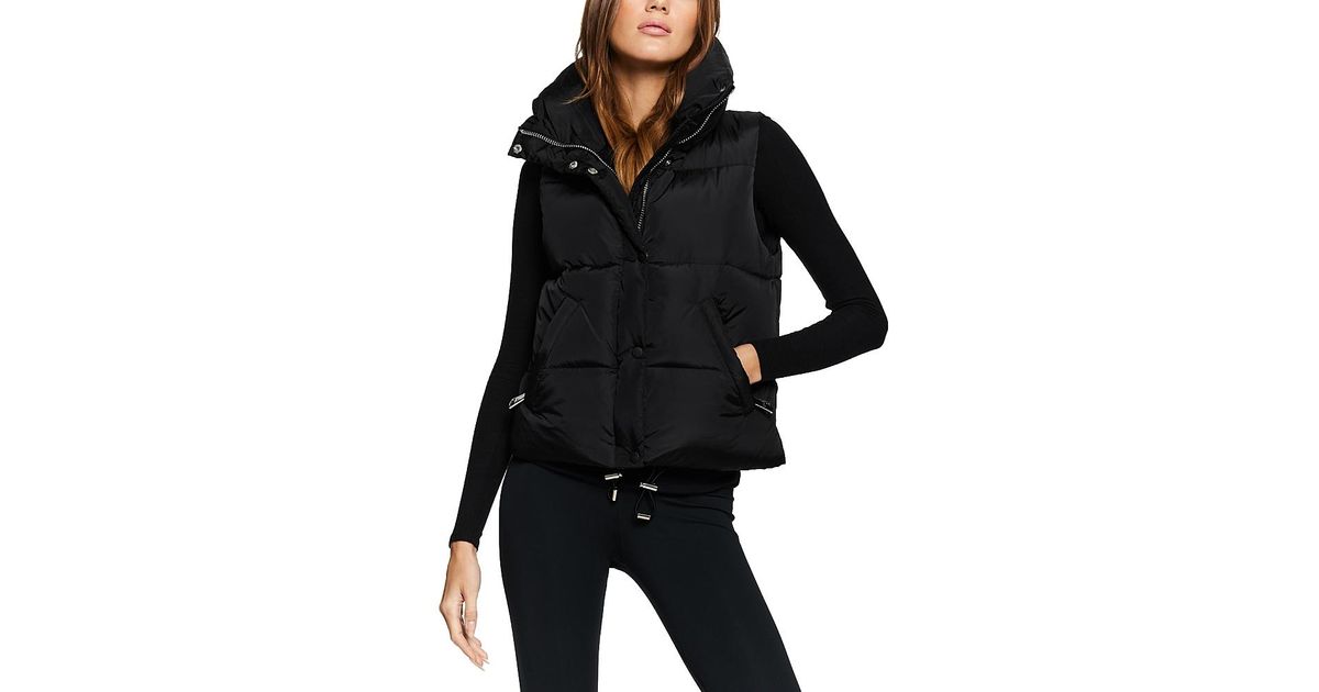 Sam. Arley Down Puffer Vest in Black | Lyst