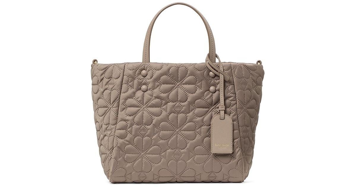 Kate Spade Tilly Quilted Small Tote Bag in Brown | Lyst