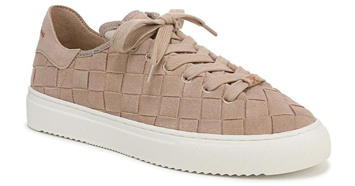 Sam Edelman Poppy Woven Sneakers in Natural | Lyst UK