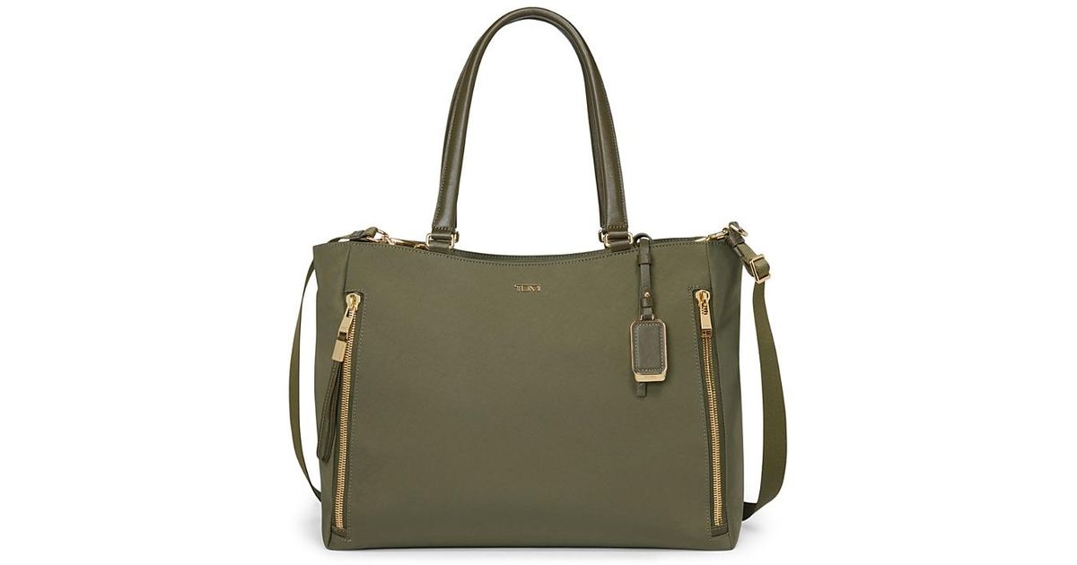 Tumi Voyageur Valetta Large Tote Bag in Green | Lyst