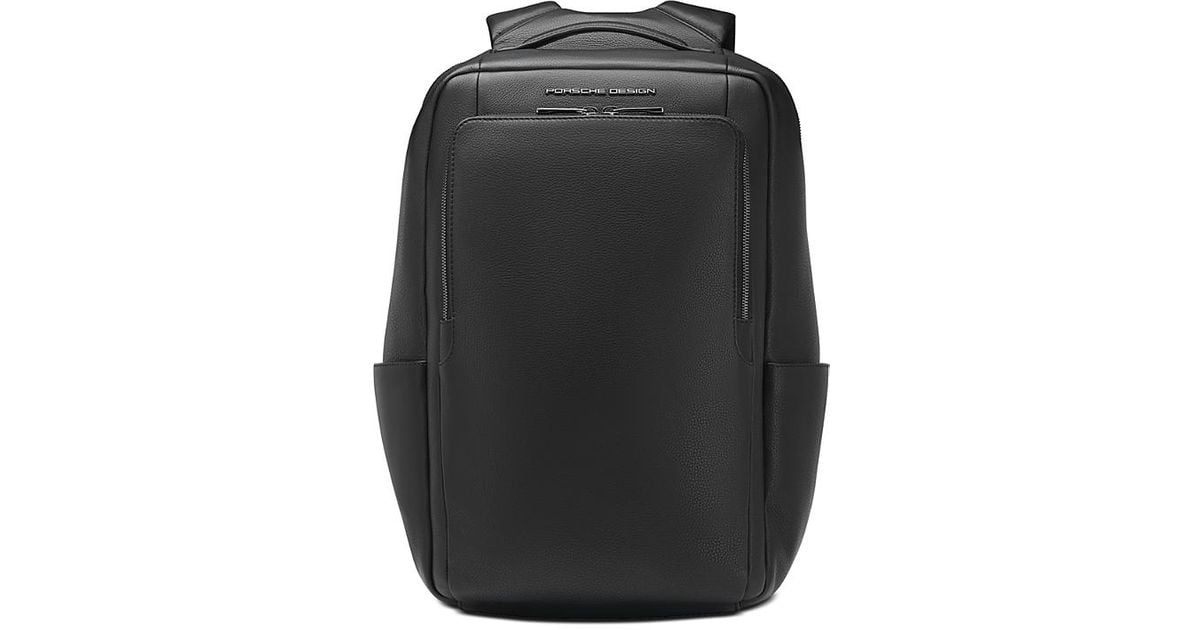 Porsche Design Roadster Leather Backpack M in Black | Lyst